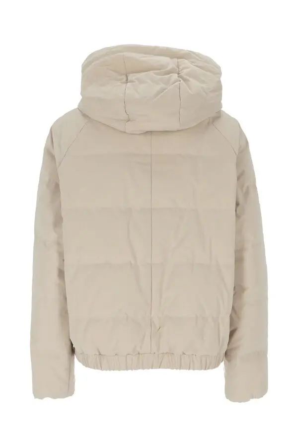 Brunello Cucinelli Padded Down Jacket With Drawstring Hood