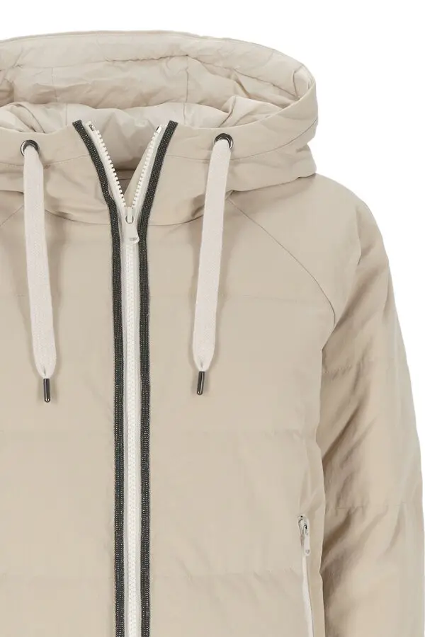 Brunello Cucinelli Padded Down Jacket With Drawstring Hood