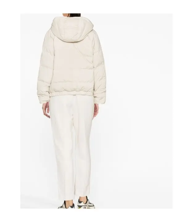 Brunello Cucinelli Padded Down Jacket With Drawstring Hood