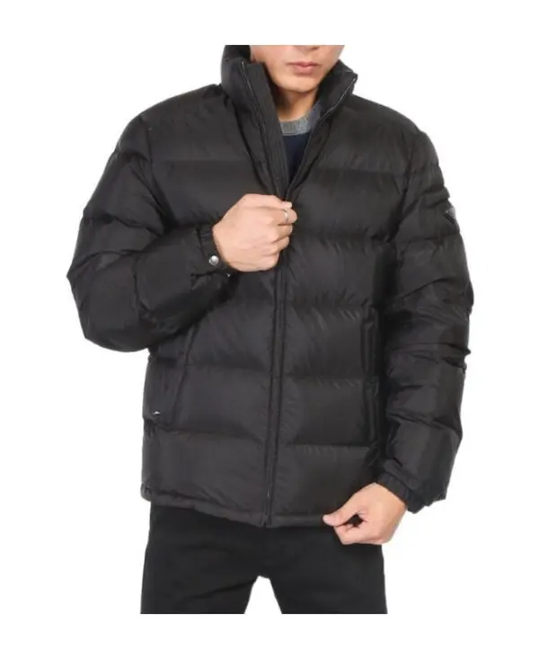 Prada Logo Quilted Down Jacket