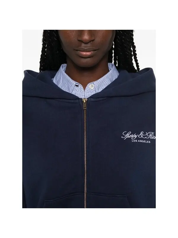 SPORTY  RICH Sporty & Rich Long-sleeved Sweatshirt