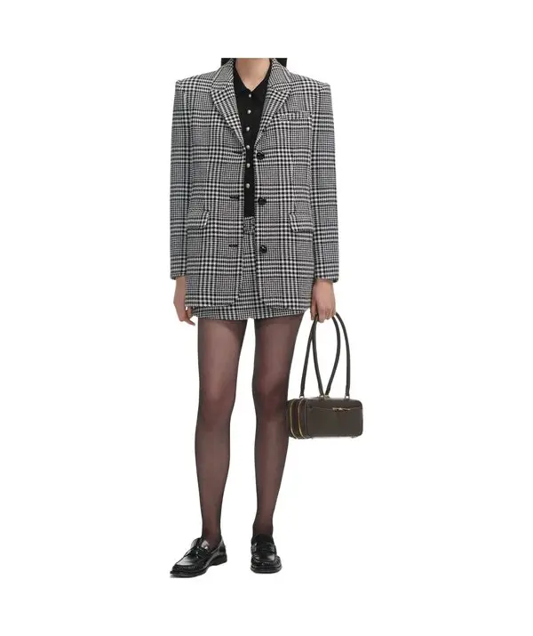 SELF-PORTRAIT Houndstooth Blazer