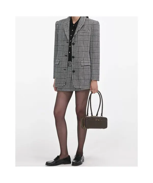 SELF-PORTRAIT Houndstooth Blazer