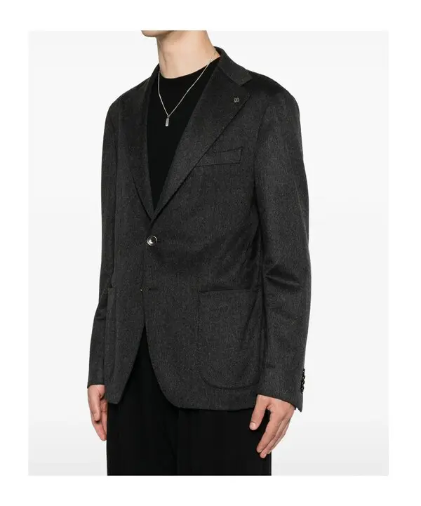 Tagliatore Single-breasted Suit Jacket - Black