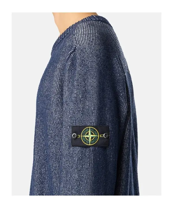 Stone Island Logo Patch Crewneck Jumper