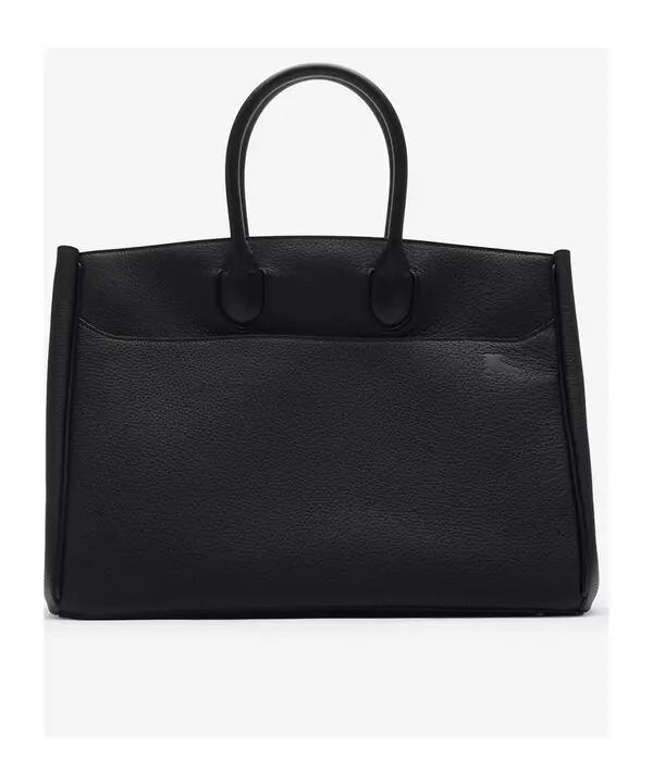 Burberry Rocking Horse Medium Top Handle Bag - Black