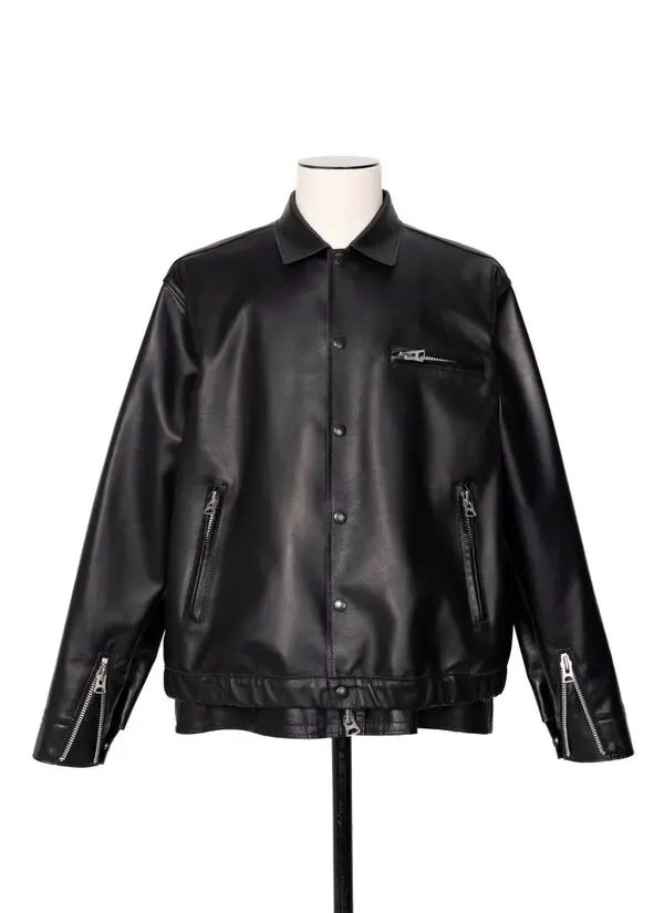 Sacai Leather Blouson Jacket