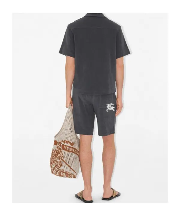 Burberry Ekd Printed Towelling Shirt