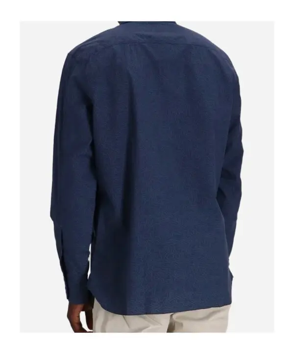 Hugo Boss Long-sleeved Shirt - Navy Blue