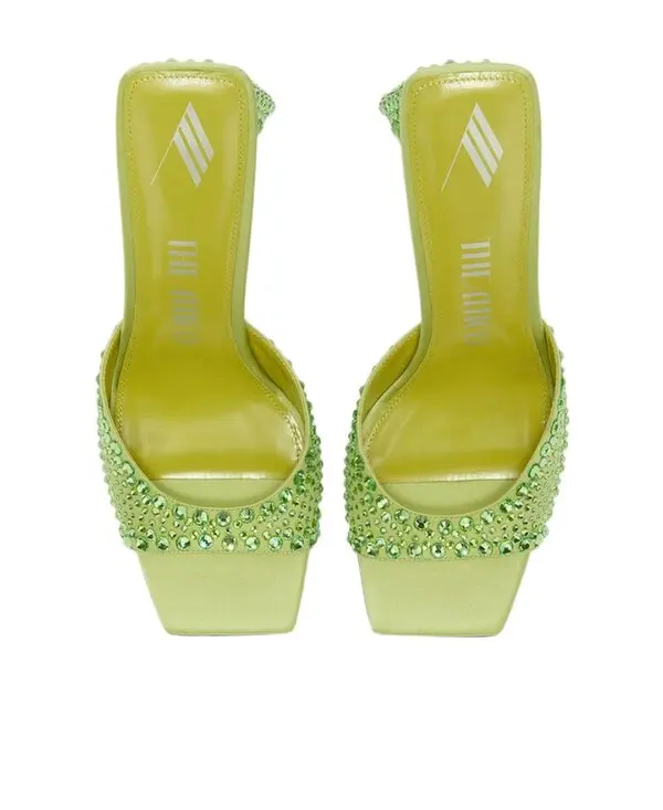 Attico The Mini Devon Embellished Mules