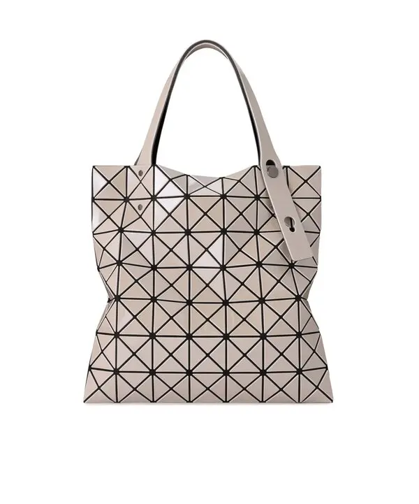 Issey Miyake Geometric Pattern Tote Bag - Greige