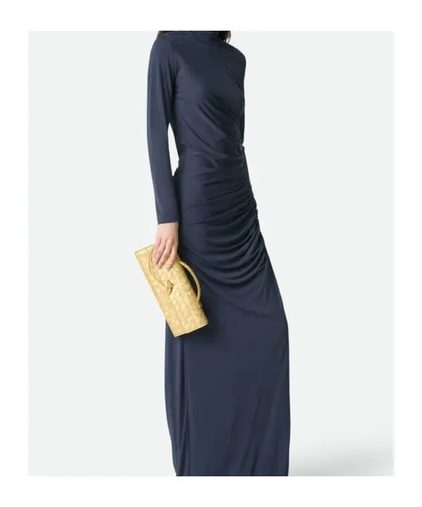 Bottega Veneta Andiamo Clutch Bag - Golden