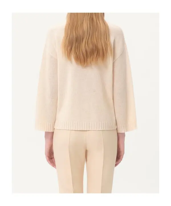 Valentino Garavani Embellished Long-sleeved Jumper - Birch