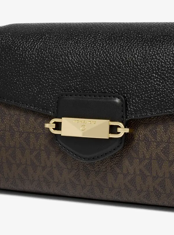 Michael Kors Fleur Monogrammed Shoulder Bag