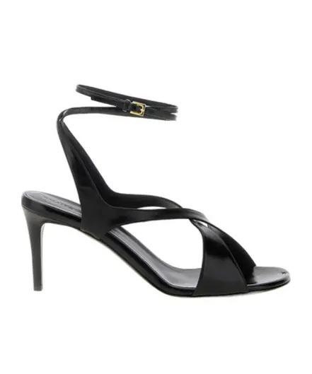 Khaite Liria Ankle Strap Sandals - Black