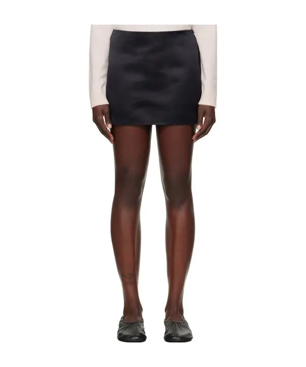 LISA YANG Zipper Skirt - Midnight