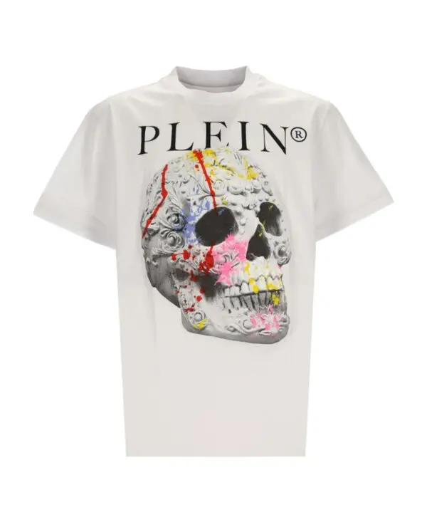 Philipp Plein Short-sleeved T-shirt With Round Neck