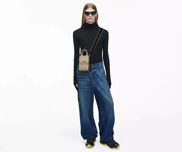 Marc Jacobs Jacquard Crossbody Tote Bag - Nude