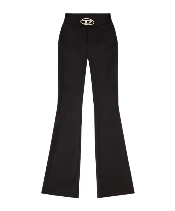 DIESEL® P-erseus Logo Plaque Pants - Black