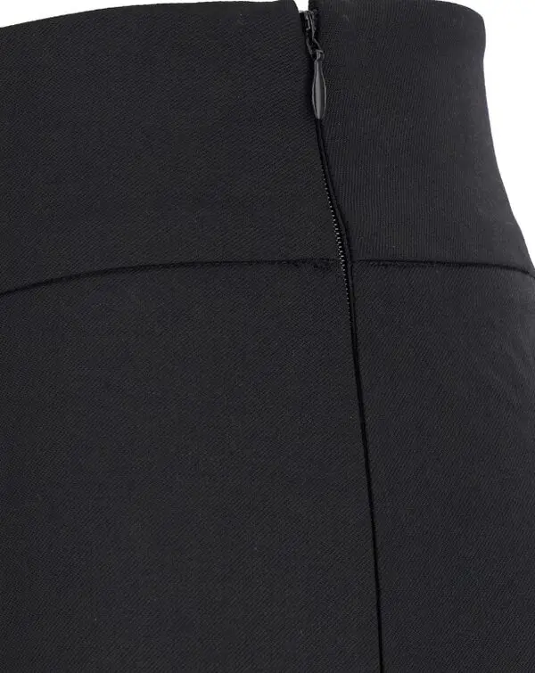 DIESEL® Logo Plaque Flare Pants - Black