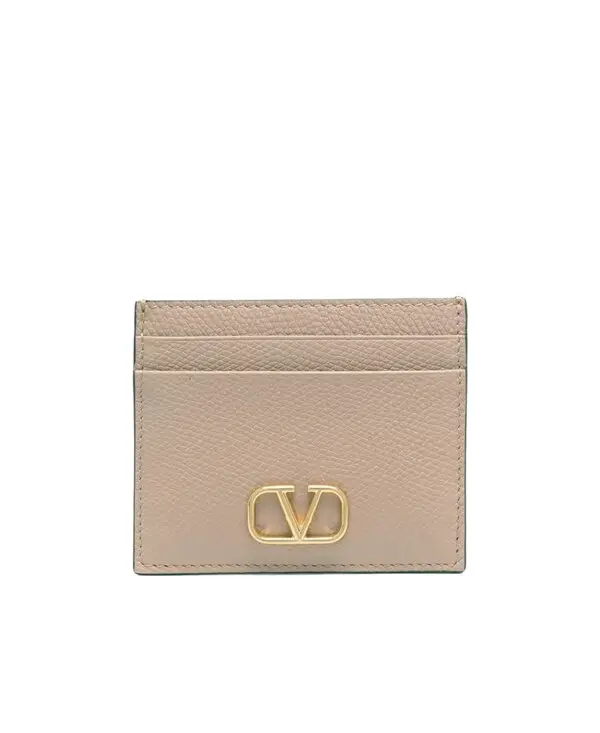 Valentino Garavani Vlogo Plaque Cardholder - Pink