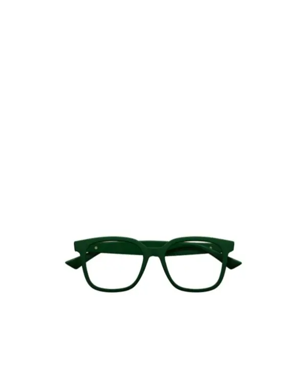 Bottega Veneta Square Frame Eyeglasses - Green