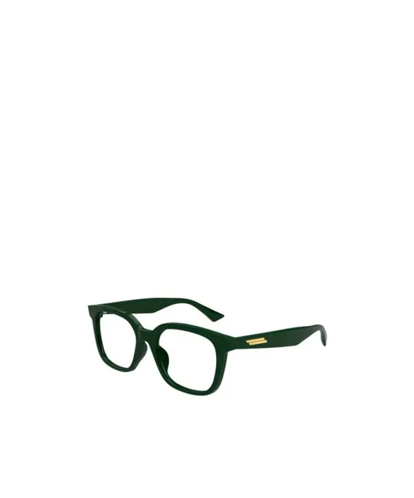 Bottega Veneta Square Frame Eyeglasses - Green