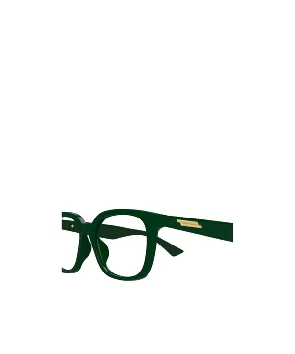 Bottega Veneta Square Frame Eyeglasses - Green