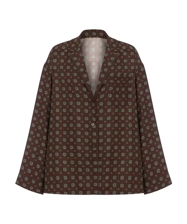 Moschino Satin Printed Shirt