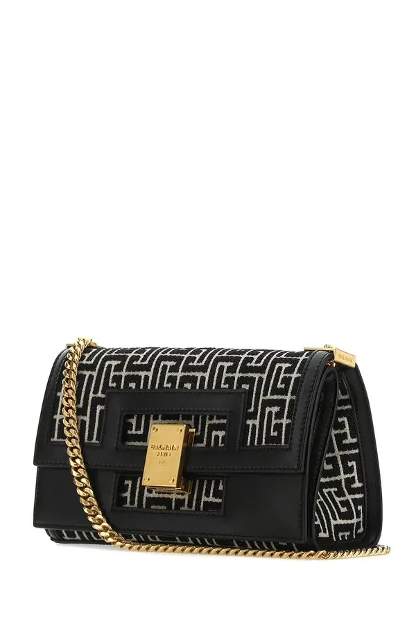 Balmain 1945 Monogram Shoulder Bag