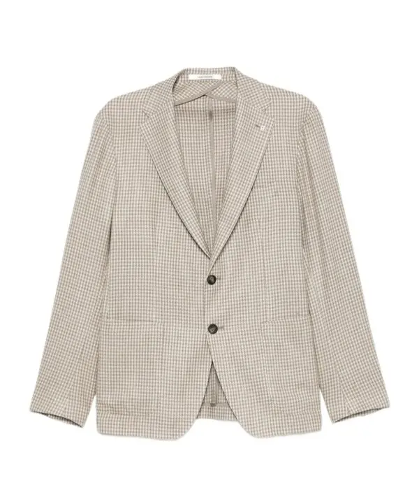 Tagliatore Single-breasted Suit Jacket - Nude