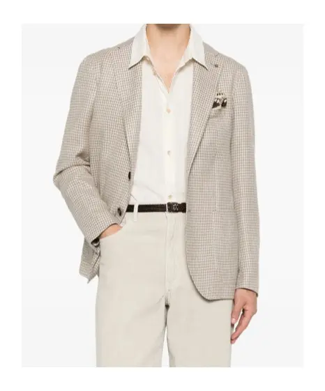 Tagliatore Single-breasted Suit Jacket - Nude