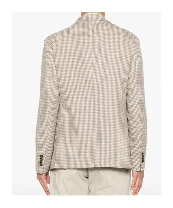 Tagliatore Single-breasted Suit Jacket - Nude