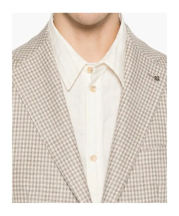 Tagliatore Single-breasted Suit Jacket - Nude