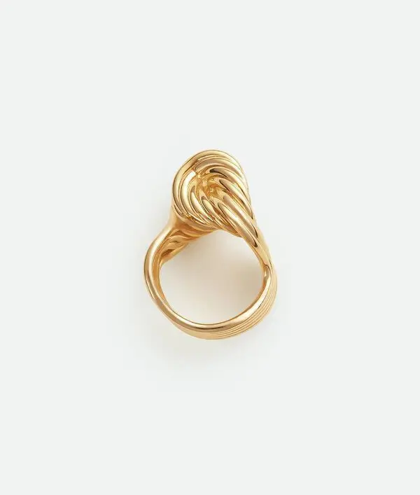Bottega Veneta Slice Ring - Yellow