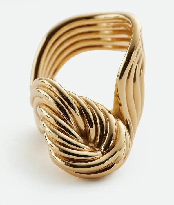 Bottega Veneta Slice Ring - Yellow