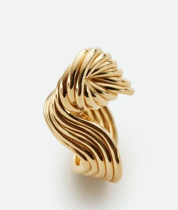 Bottega Veneta Slice Ring - Yellow