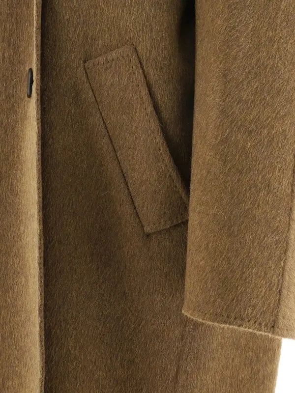 Max Mara Double-breasted Long-sleeved Coat