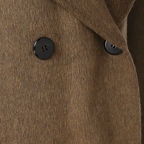 Max Mara Double-breasted Long-sleeved Coat