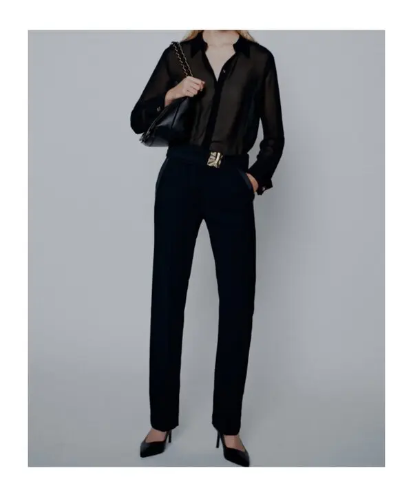 Marella Straight-fit Belted Trousers