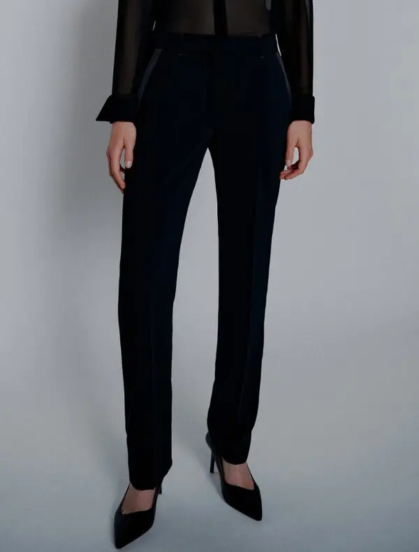 Marella Straight-fit Belted Trousers