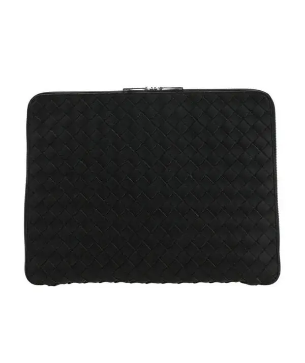 Bottega Veneta Intrecciato Document Case - Black