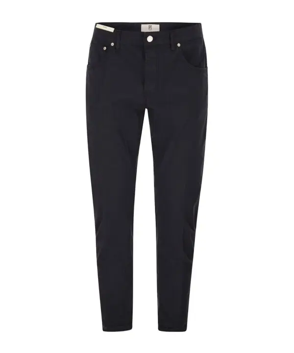 PT TORINO Five-pocket Stretch Cotton Trousers