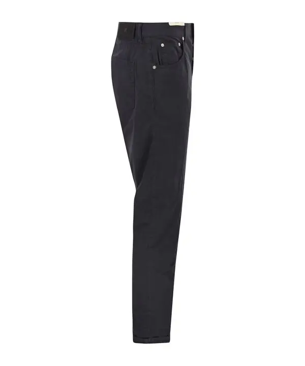 PT TORINO Five-pocket Stretch Cotton Trousers