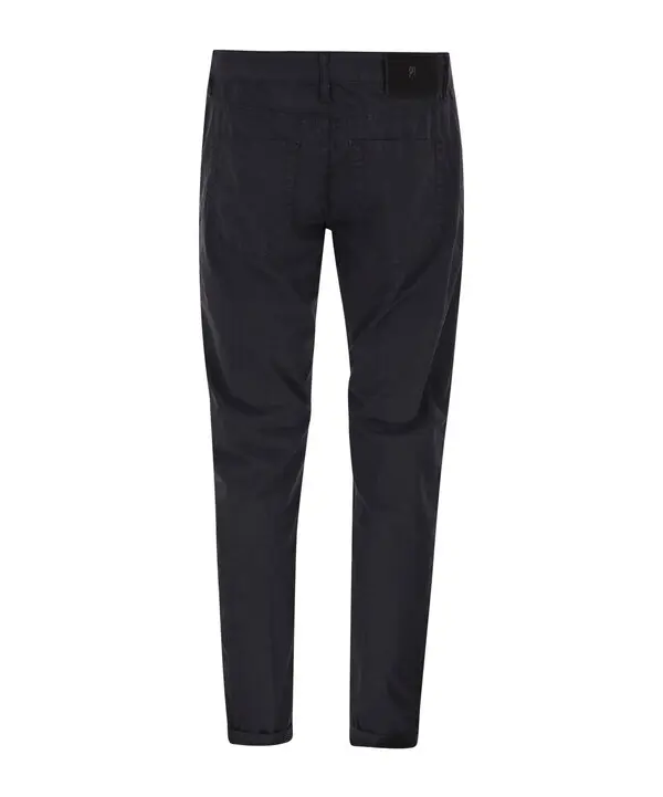 PT TORINO Five-pocket Stretch Cotton Trousers