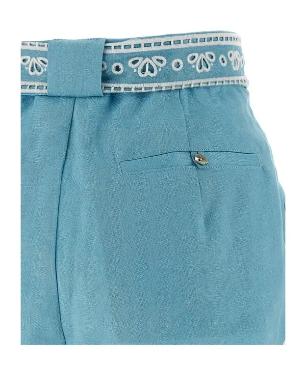 Farm Rio Richelieu Embroidered Shorts