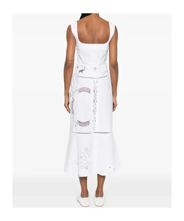 MARINE SERRE Regenerated Midi Dress