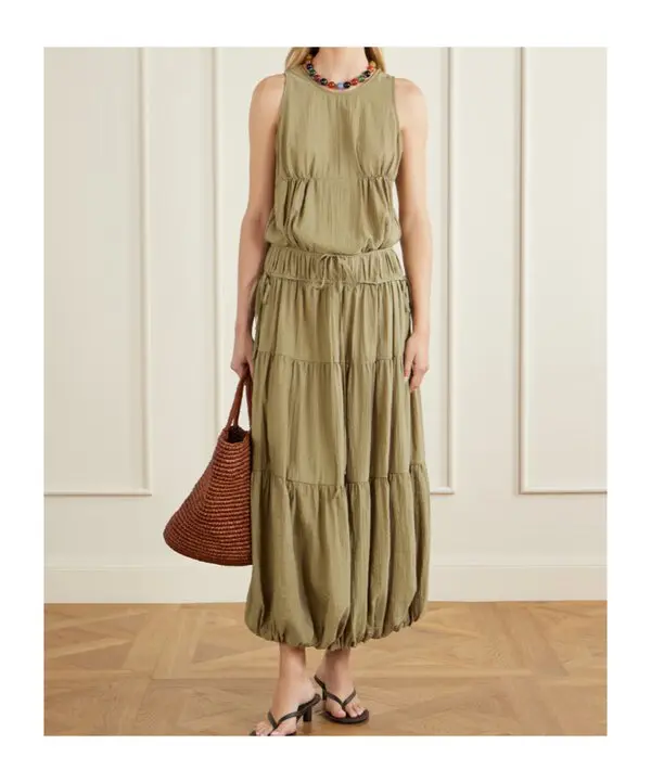 Co Name' Tiered Midi Dress