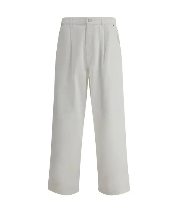 Moschino Belt Loop Jeans - White