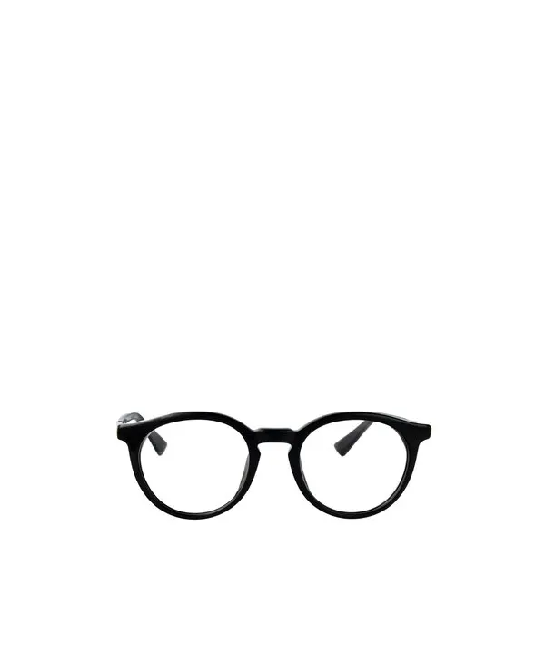 Bottega Veneta Round Frame Eyeglasses - Black